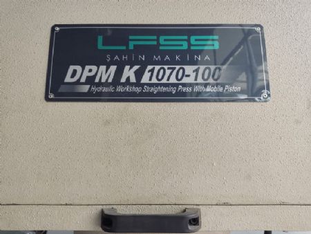 LFSS ŞAHİNLER | DPM1070-100 TON 2K | 100 TON GEZER KAFA SIFIR AYARİNDA ...