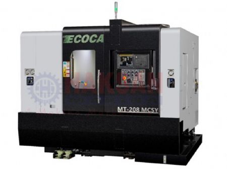 ECOCA | MT-208 MCSY | Ecoca C ve Y Eksenli CNC Torna Tezgahı-Eğik Banko-Kutu Kızak Tornalama ...